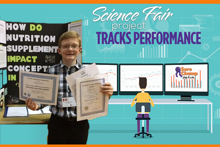 Science Fair Project Tracks Performance Sure Champ